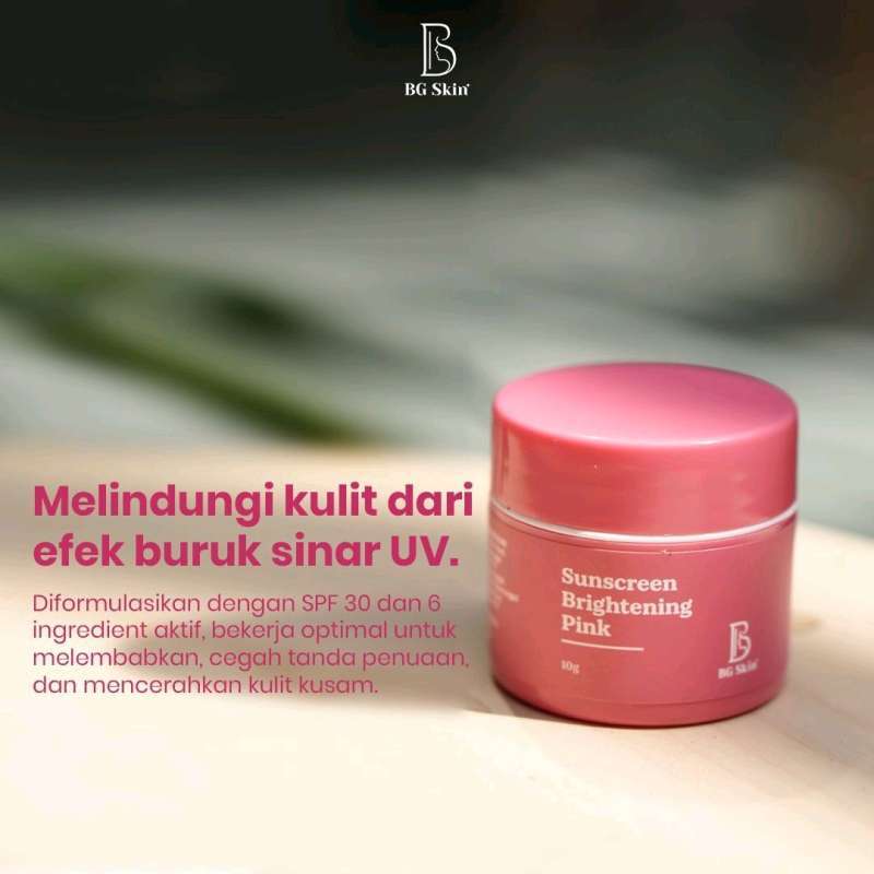 Jual Paket Radiance Bright Sunscreen Pink Bg Skin Original Bpom Di ...