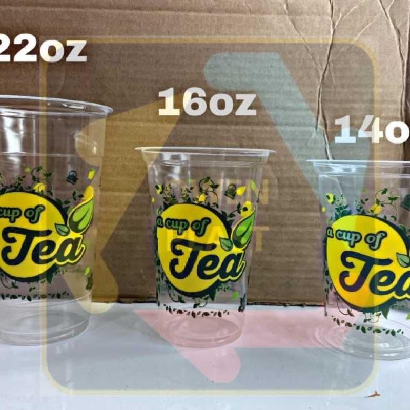 Promo Gelas Plastik Pop Ice Bubblegelas Ozgelas Motif Teh 1 Dus Isi 1000ps Diskon 23 Di