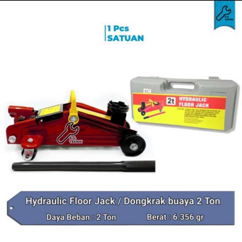 Jual Dongkrak Buaya Mini 2 Ton Floor Jack 2 Ton Hydrolic Jack Mobil ...