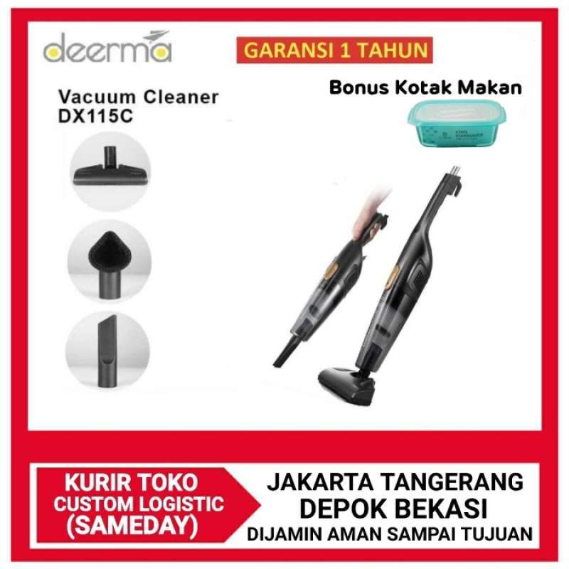 Jual Deerma DX115C Handheld Vacuum Vakum Vacum Cleaner Derma Mobil 400W ...
