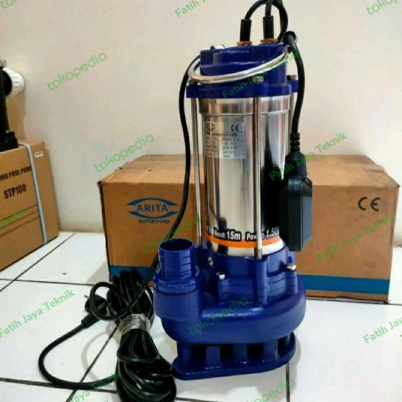 Jual Pompa Celup Air Kotor Otomatis 550 Watt Hiflow Wqd10-8-0,55 Pipa 2 Inc Di Seller Fatih Jaya ...