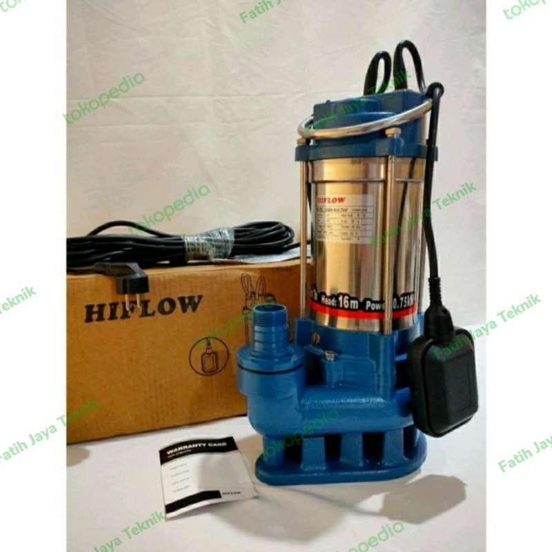 Jual Pompa Celup Air Kotor Otomatis 550 Watt Hiflow Wqd10-8-0,55 Pipa 2 Inc Di Seller Fatih Jaya ...