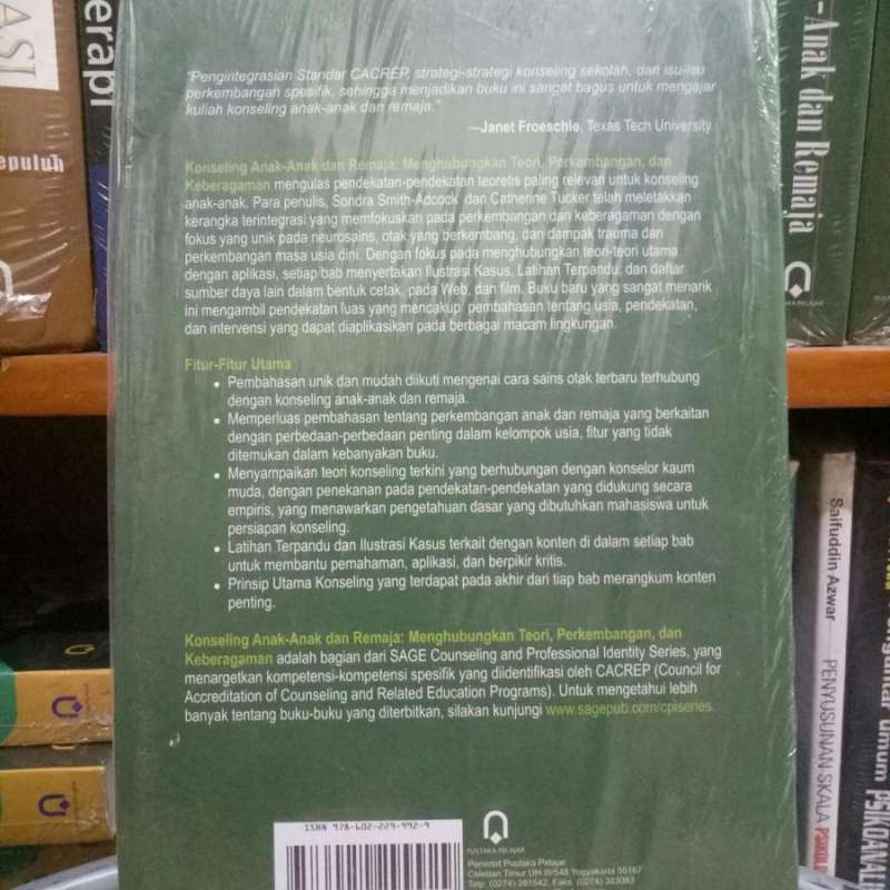 Jual Buku Konseling Anak Anak Dan Remaja di Seller Toko al el kinan ...