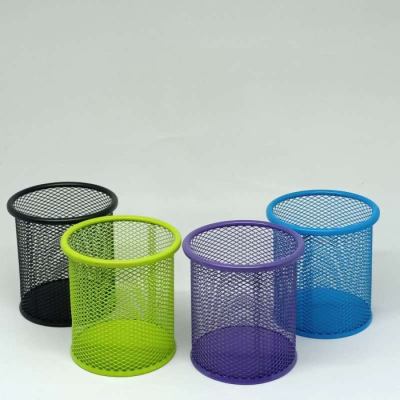 Promo Pen Stand Bulat - Keranjang Besi Tempat Alat Tulis Diskon 32% di ...