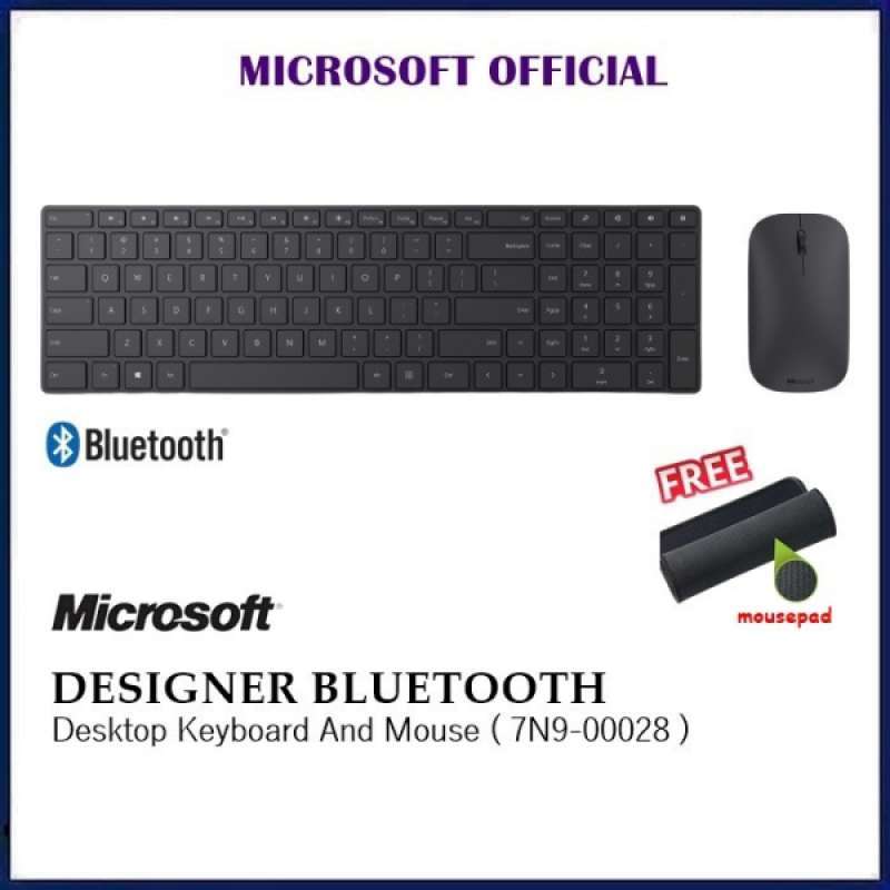 Promo Microsoft Designer Bluetooth Desktop Keyboard Dan Mouse 7N9-00028 ...