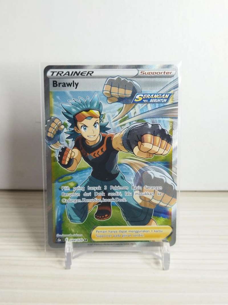 Jual Kartu Pokemon TCG Indonesia Trainer Brawly SR di Seller SyllogiID ...