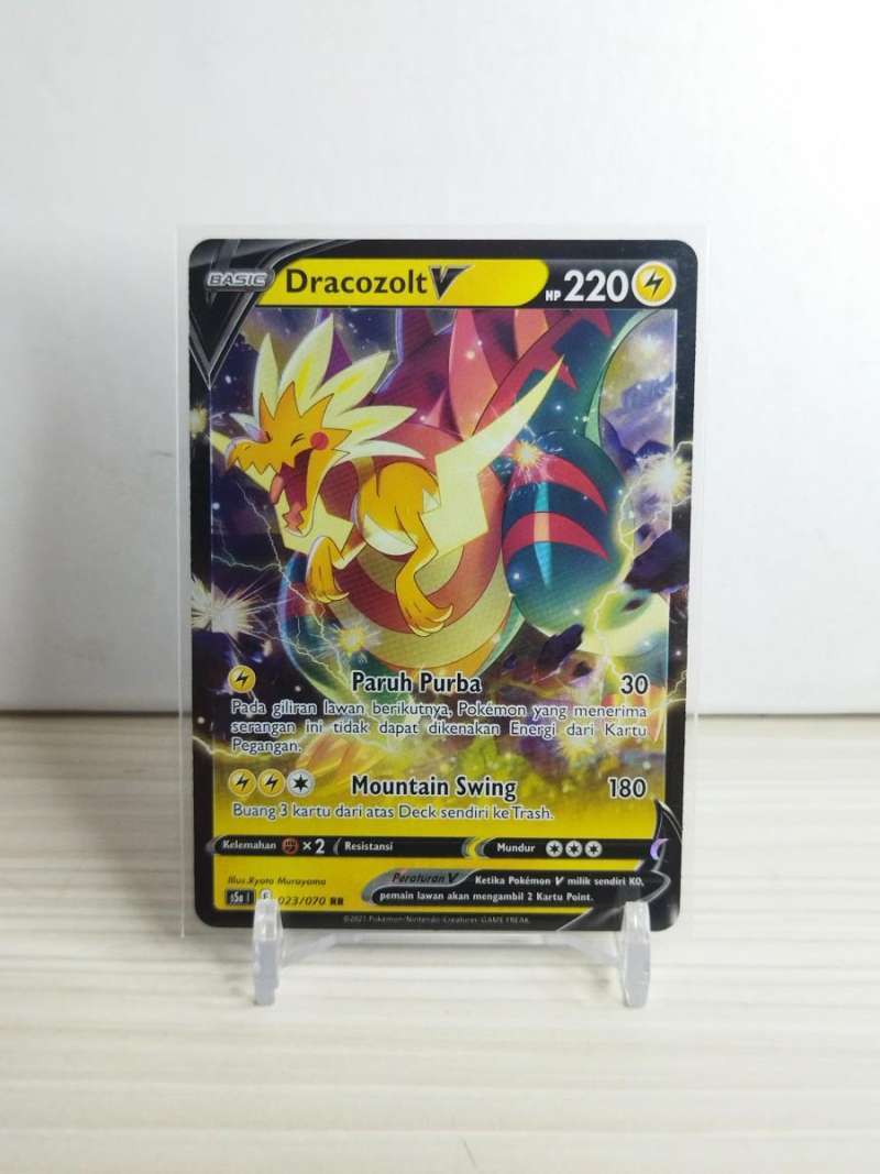 Jual Kartu Pokemon Tcg Indonesia Dracozolt V Rr Di Seller Syllogiid - Semanggi-2, Kota Surakarta ...