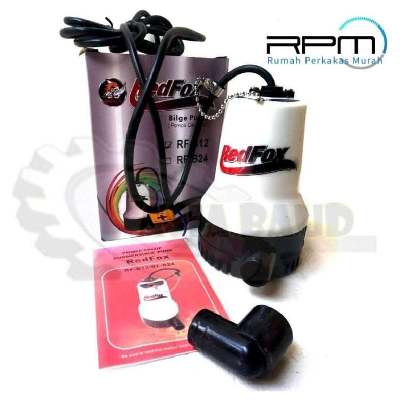 Jual Redfox RF-B12 Pompa Celup DC 12V - Submersible Pump 12 Volt Aki di Seller ...