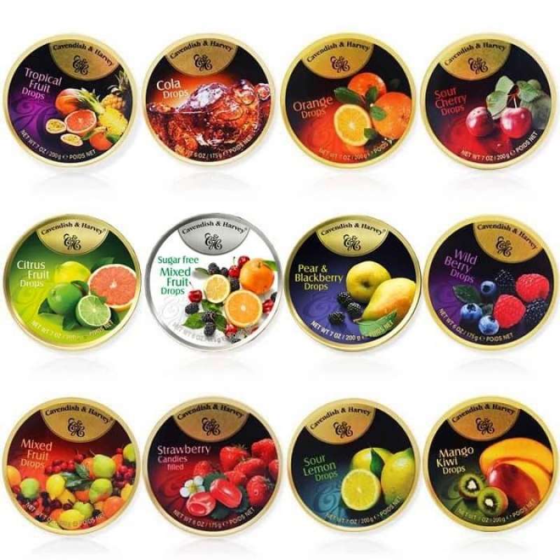 Jual Cavendish & Harvey Drops (Permen) Kaleng Bulat Kecil di Seller ...