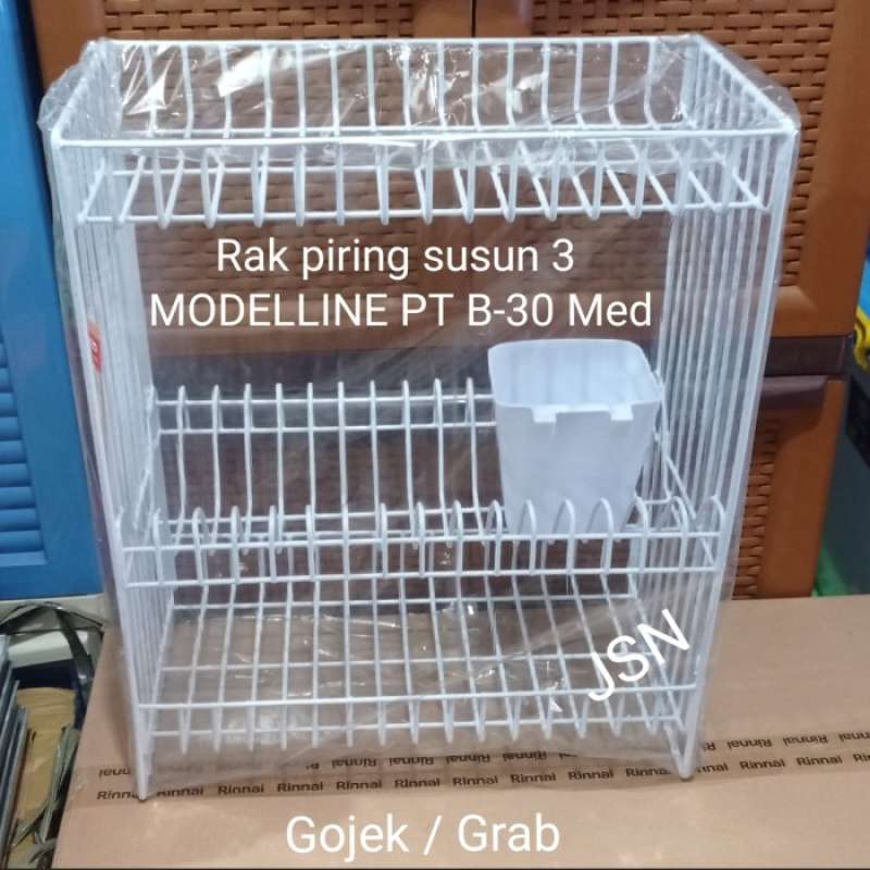 Jual Rak piring Modelline susun 3 PT B-30 Med / tanpa tatakan di Seller ...