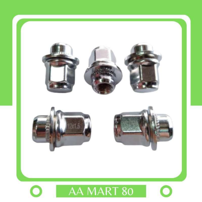 Jual Mur Roda Racing Pendek Vios / Yaris / Innova / Kijang / Kuda Asli ...