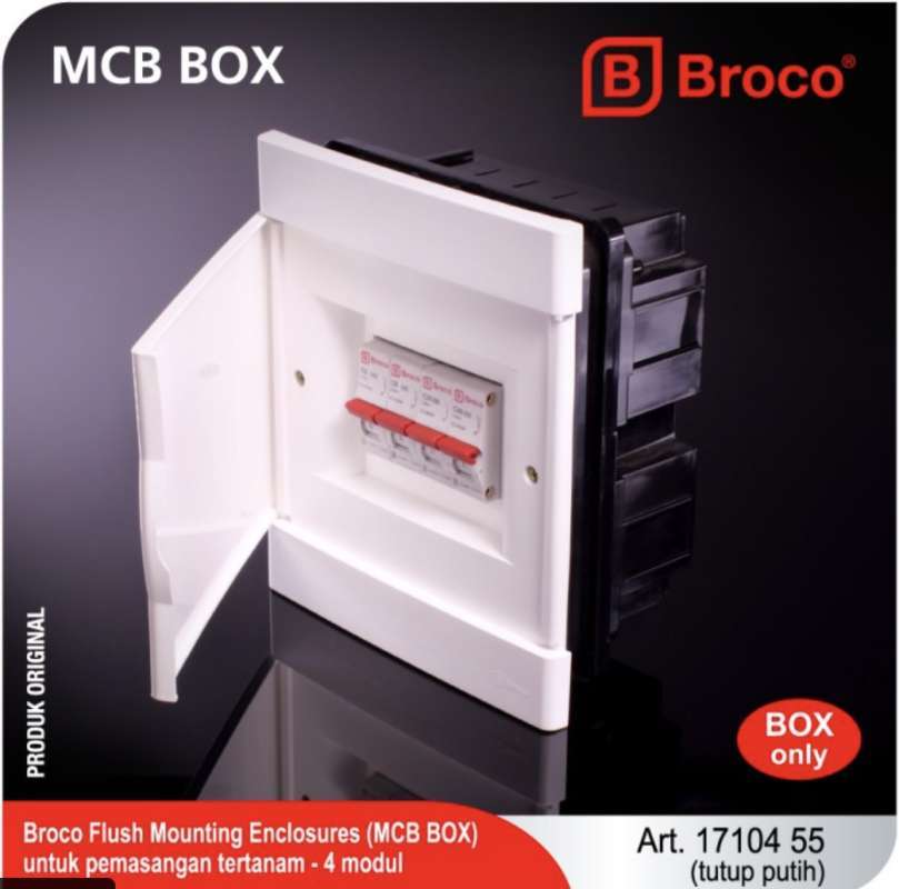 Jual Broco Box Mcb 4 Phase 4 Grup 4 Group Ib Inbow Tanam Tutup ...