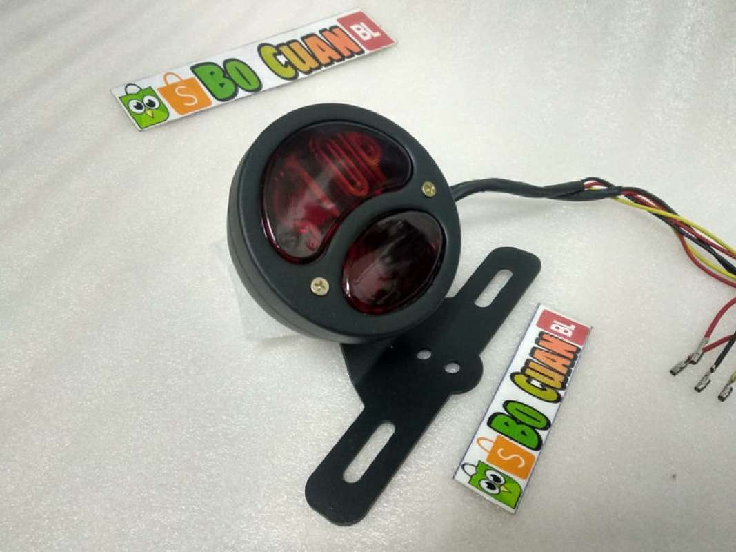 Promo Lampu Stop Bulat Japstyle Custom Cafe Racer Bobber Chopper Rocker ...