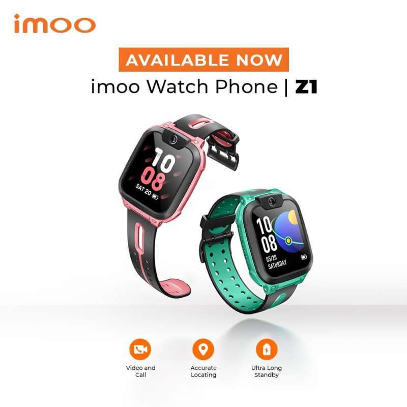 Jual Imoo Watch Phone Z1 Pink HD Video Call Ultra Long Standby 7 Day Realtime GPS Anak Water ...