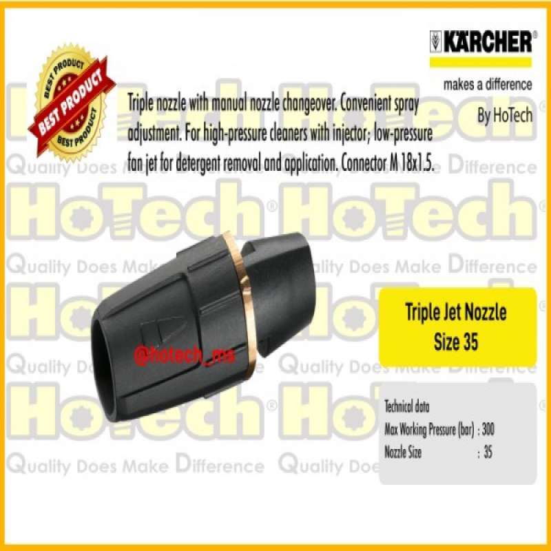 Promo Karcher Triple Jet Nozzle Diskon 14% di Seller Gema Store - Kota ...