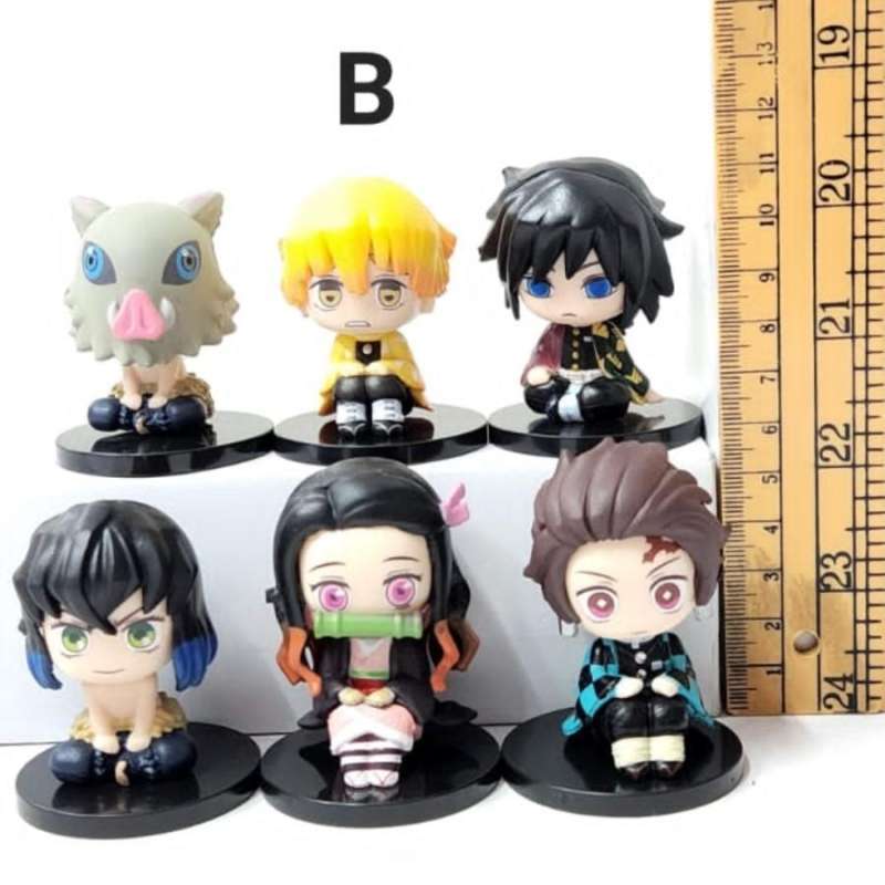 Jual Kimetsu No Yaiba Figure Set 5 / 6 Demon Slayer - Set 6 Di Seller ...