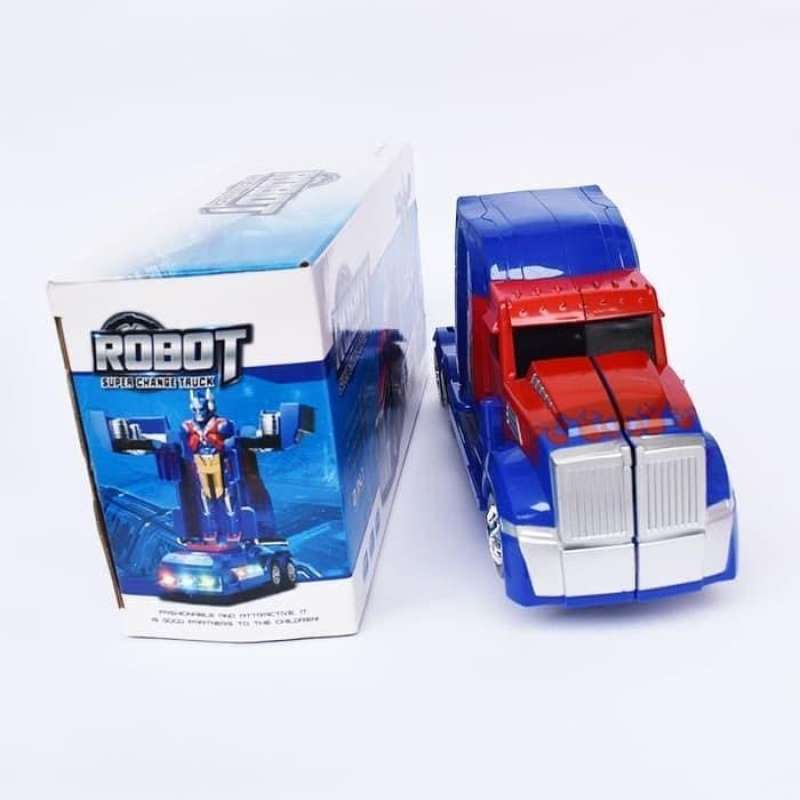 Jual Mainan Anak - Mobil Robot Transformers Optimus Prime Di Seller ...