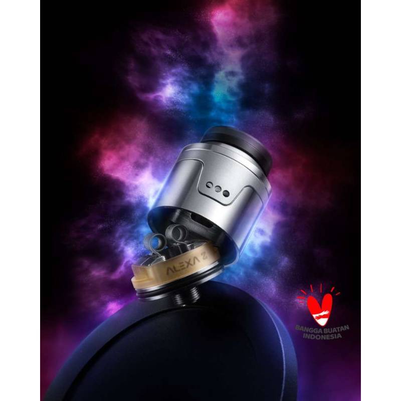 Jual Alexa Z Rda 24mm Dual Coil By Zaki Fakir Liquid X Alexa X Inhale ...