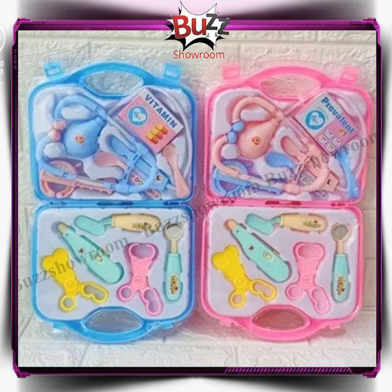 Jual Doctor Koper Set Medical Kit Playset Mainan Anak Dokter Dokteran ...