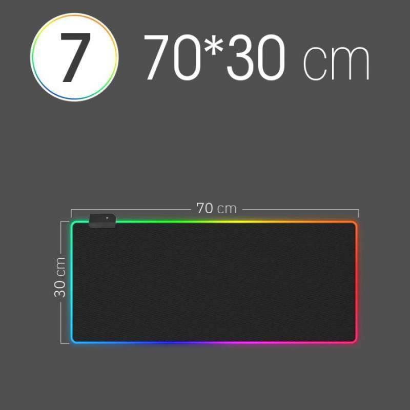 Jual Alas Mouse Gaming Mouse Pad XL RGB LED 400 x 900 mm - RGB-01 ...