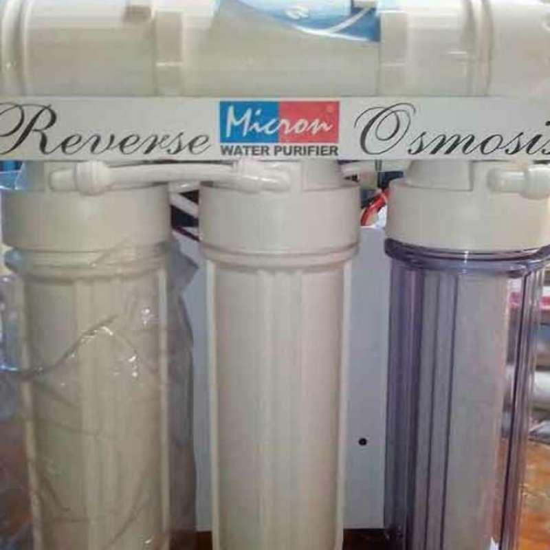 Jual MESIN RO AIR 500 GPD FILTER AIR MINUM REVERSE OSMOSIS MICRON 500 ...
