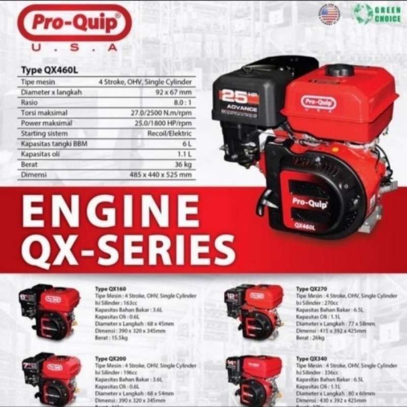 Jual Mesin Penggerak 12hp Pro-quip Qx270 - Engine Proquip Qx 270 Di Seller Mitra Maju Teknik ...