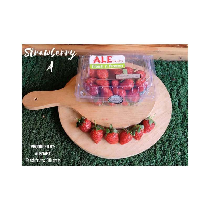 Jual strawberry fresh grade A 500gr, stoberi, strawberry, strawbery di ...