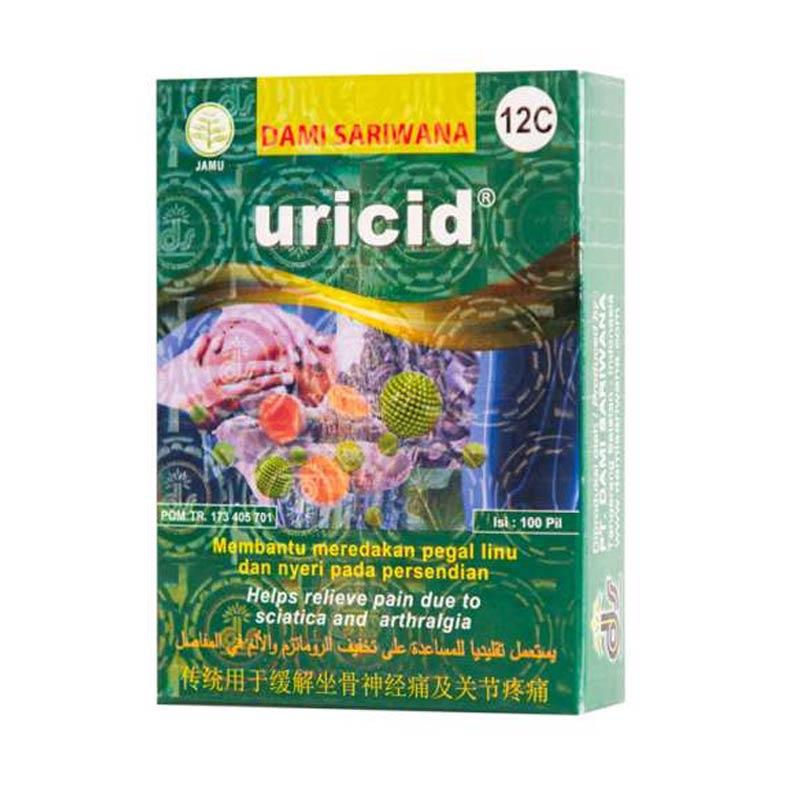 Jual Dami Sariwana Uricid Jamu Herbal [100 Pil] Di Seller Dami Sariwana ...