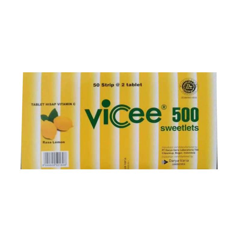 Jual Vicee Vitamin C Suplemen [100 Tablet/ Box] di Seller Apotek Surya ...