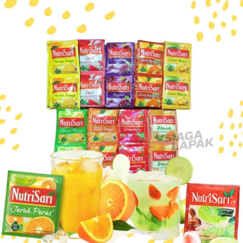 Promo Nutrisari Aneka Rasa All Varian Sachet 11gr Diskon 6% di Seller ...