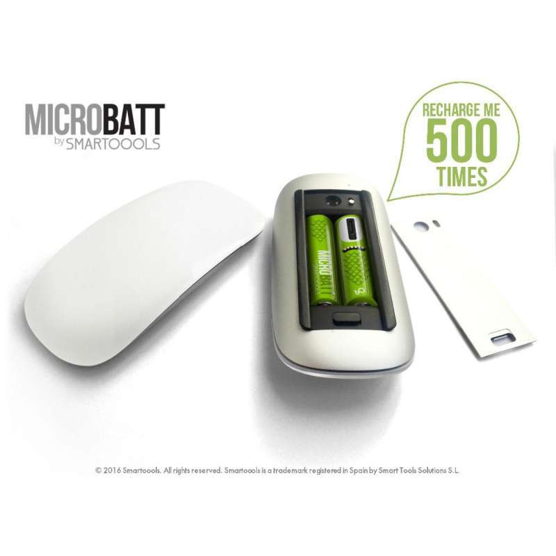 Jual Glo - Microbatt Baterai Cas Rechargeable Micro Usb 2pcs Warna ...