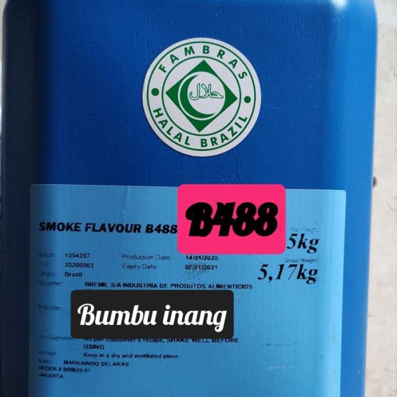 Jual LIQUID SMOKE HIKORY AROMA ASAP 500g/1jar/repack aroma Asap Brazil ...