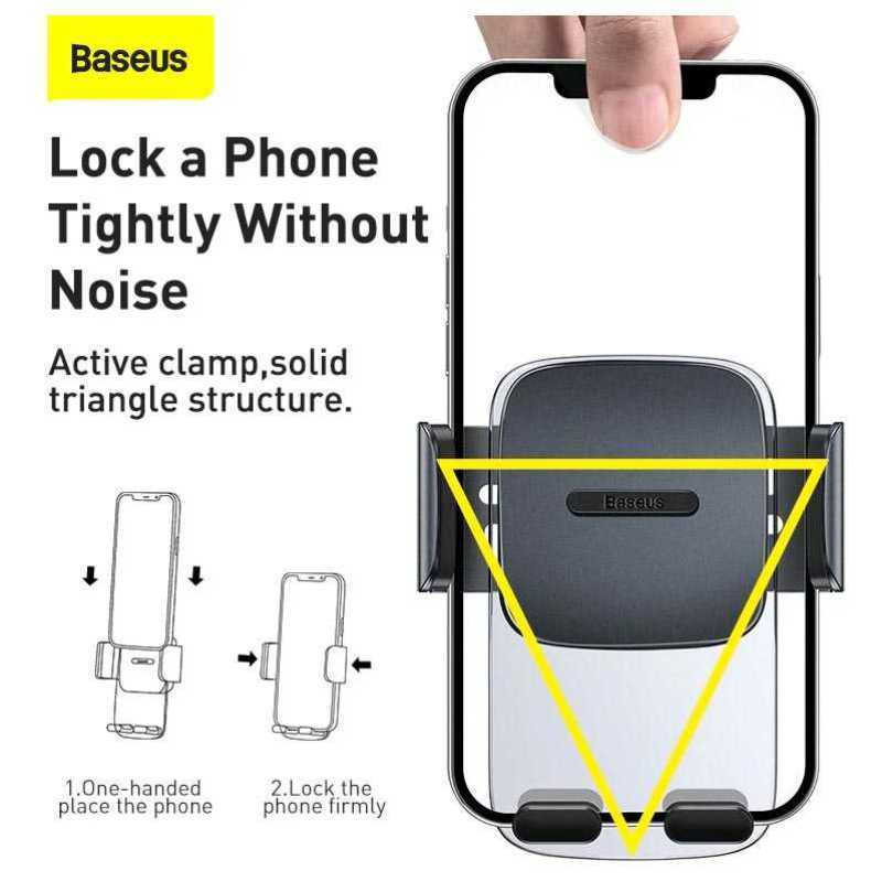 Promo Glo - Baseus Holder Smartphone Mobil Air Vent Dashboard Mount ...