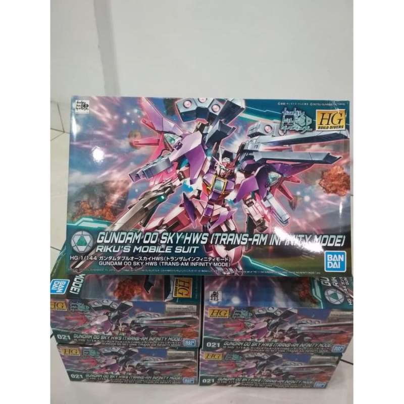 Jual HGBD 1/144 Gundam 00 SKY HWS Trans AM Infinity - Bandai HG Build Diver di Seller LumixJr ...