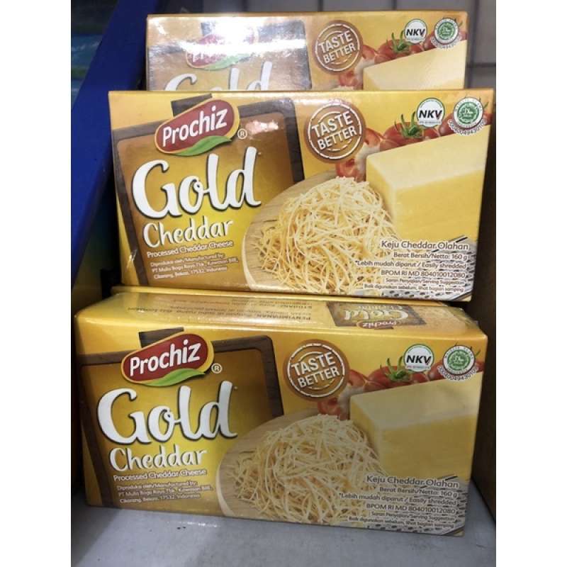 Jual Prochiz Cheddar Gold 160gr di Seller MUSTAFA Mart - Glugur Darat I ...