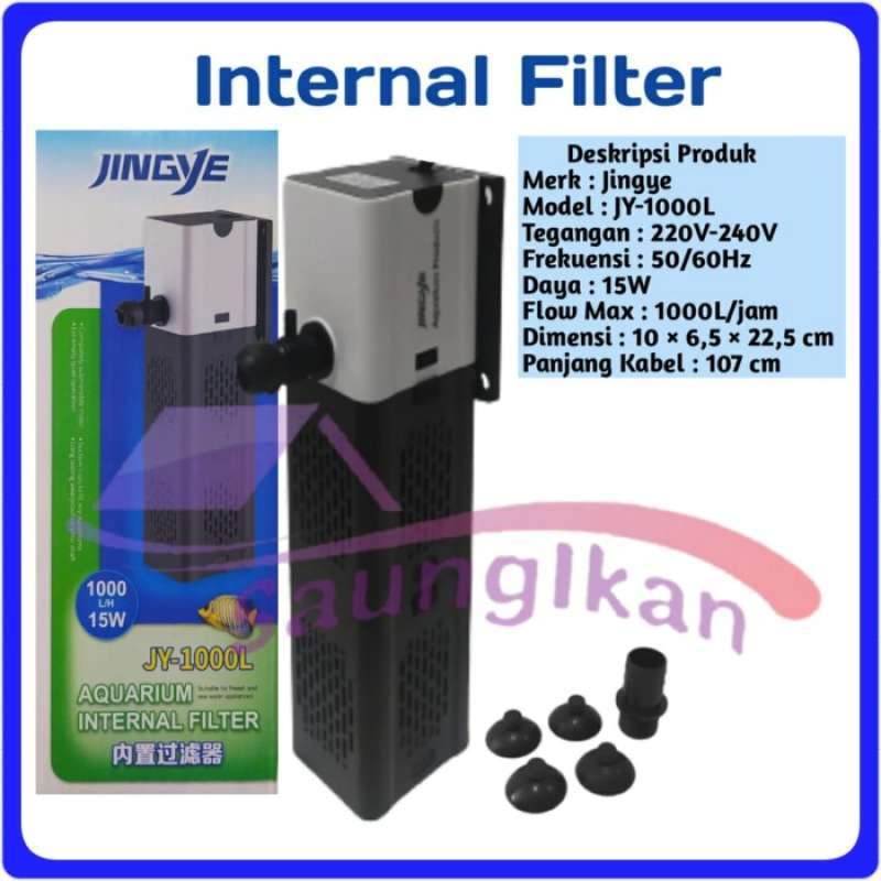 Jual Pompa Air Internal Filter Aquarium Aquascape Jingye Jy 1000 L Silent di Seller Widya Planet ...