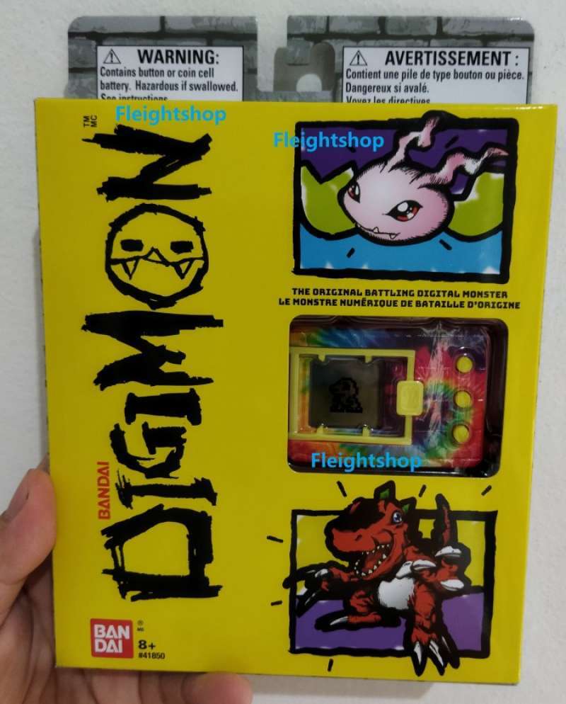 Promo Digimon Original Tie Dye Tamagotchi Digimon Digivice Bandai Toys ...