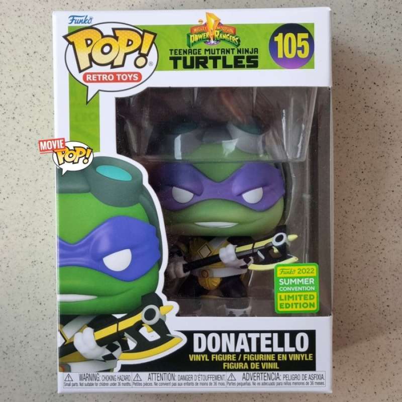 Promo Funko Pop! Tmnt Ninja Turtles X Power Rangers - Donatello Sdcc ... Promo Funko Pop! Tmnt Ninja Turtles X Power Rangers - Donatello Sdcc ...