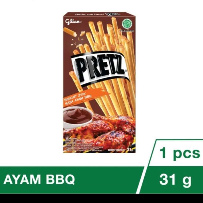 Jual Glico Pretz 31gram Biscuit Stick Original Ayam BBQ Jagung Manis ...