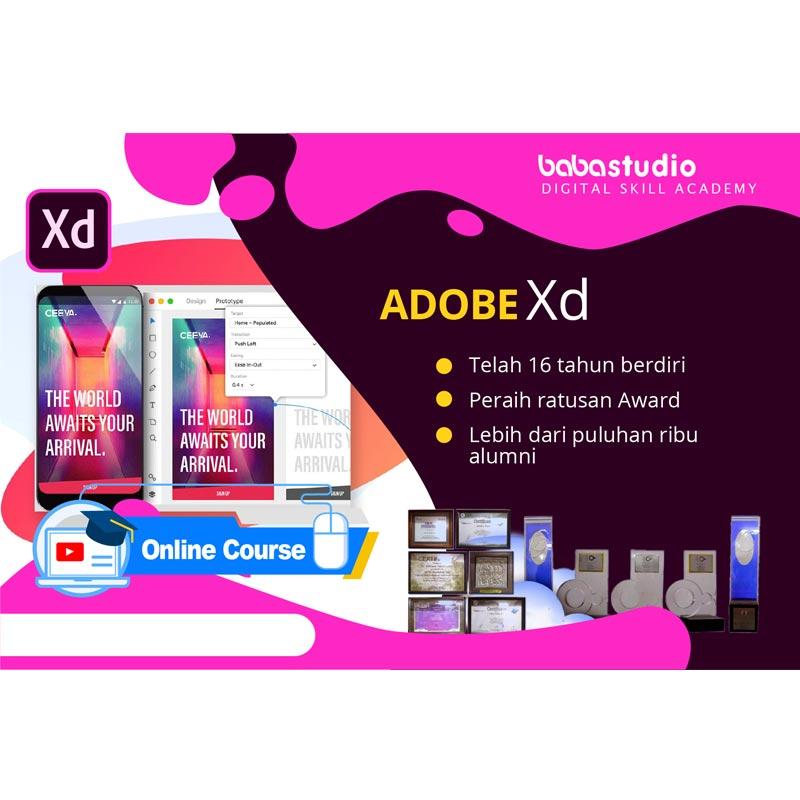 Promo Baba Studio Kursus Online Adobe XD E-Voucher Diskon 65% di Seller ...