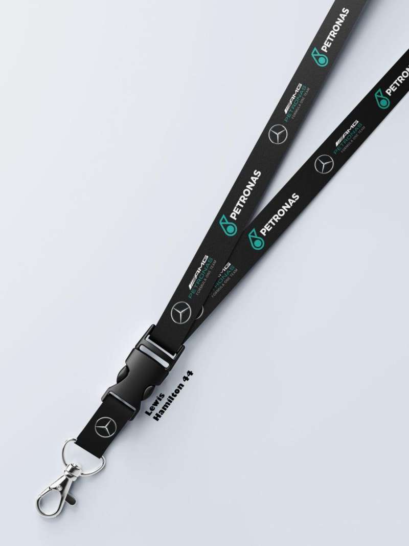 Jual Lanyard F1 Formula 1 Mercedes Lewis Hamilton Russell Dua Sisi ...