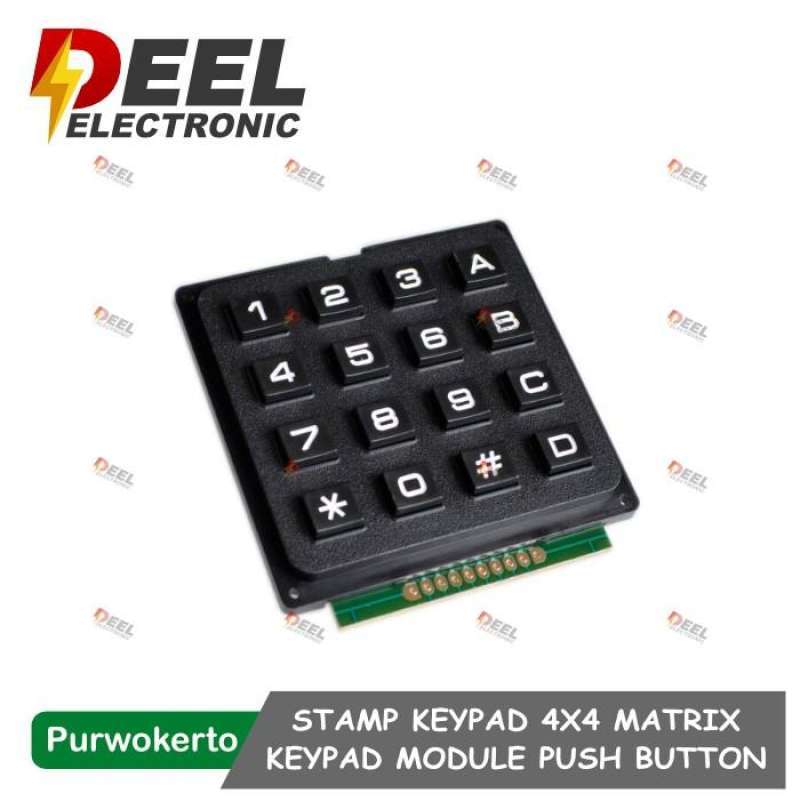 Jual Stamp Keypad 4x4 Matrix Keypad Modul Push Button Arduino For Pertamini Di Seller Deel