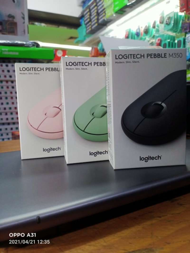 Promo mouse logitech dual conection bluetooth dan wireles logitech m350 ...