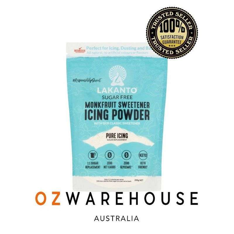 Jual Lakanto Monkfruit Sweetener Pure Icing Powder 200g Di Seller ...