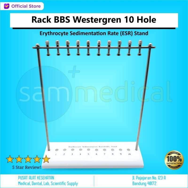 Jual Rack BBS Westergren 10 Hole atau Rak Penyimpanan Tabung Westergren ...