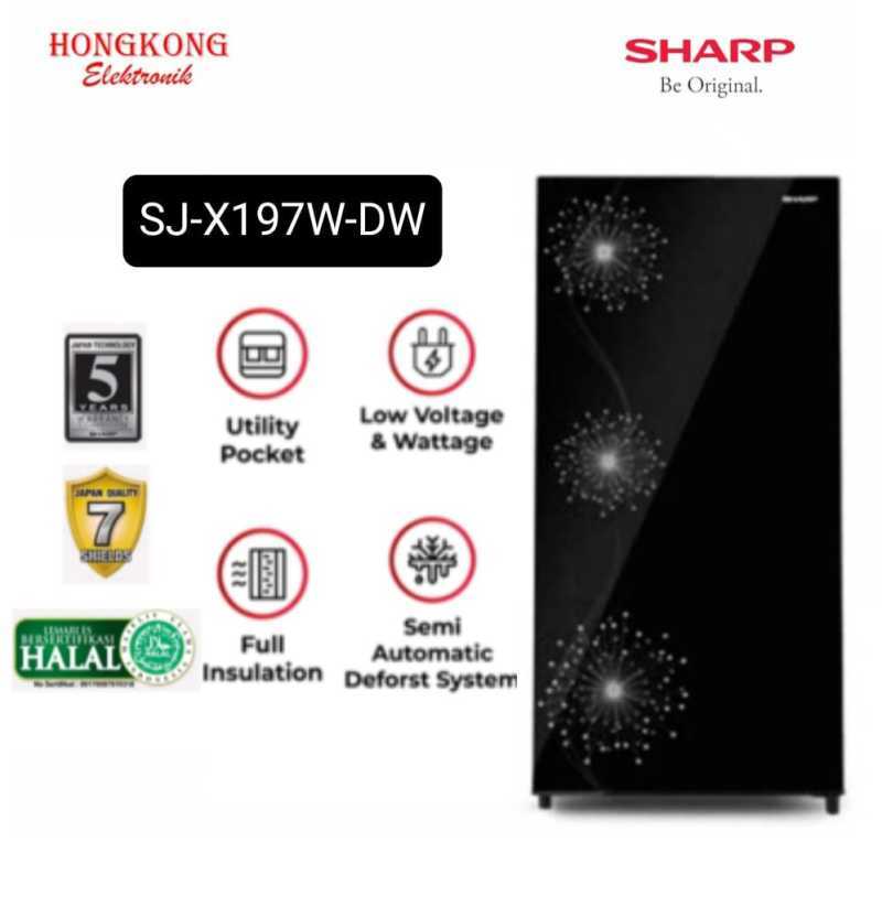 Jual Sharp Kulkas 1 Pintu Sj-x197w-dw / Sjx 197 Wdw Shine Dandelion ...