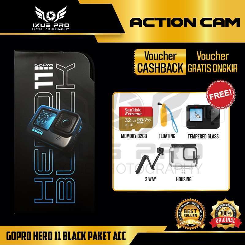 Promo Gopro Hero 11 Black / Go Pro Hero 11 Black Action Camera Diskon ...