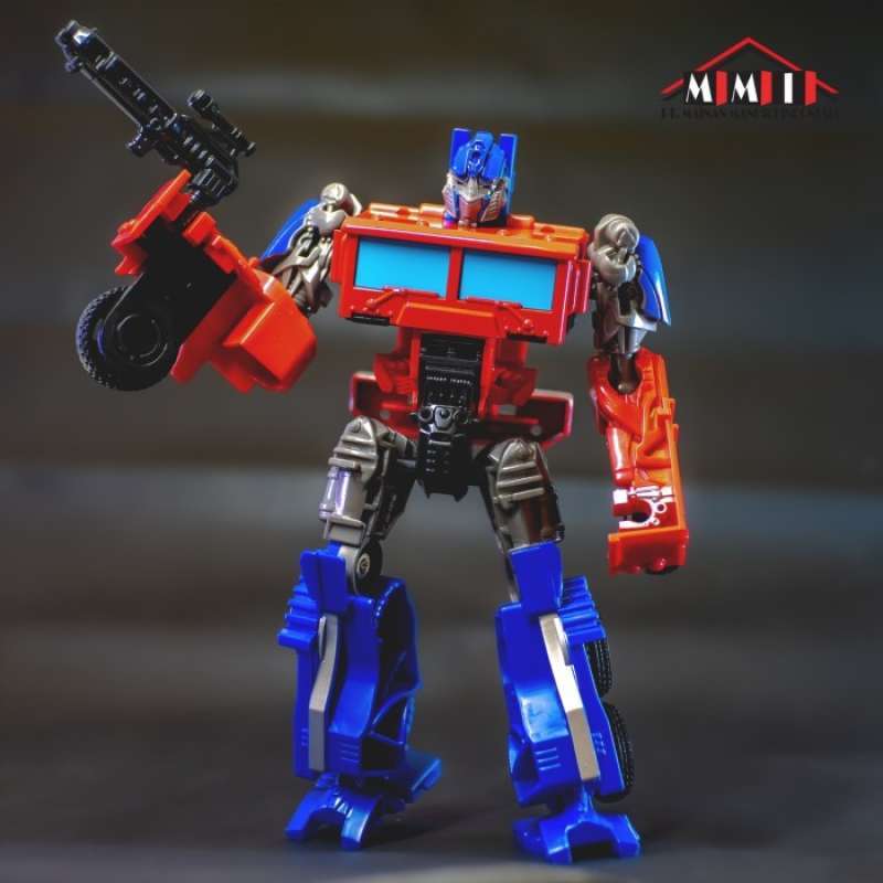 Promo Mainan robot action figures metal tranformers commander- optimus ...