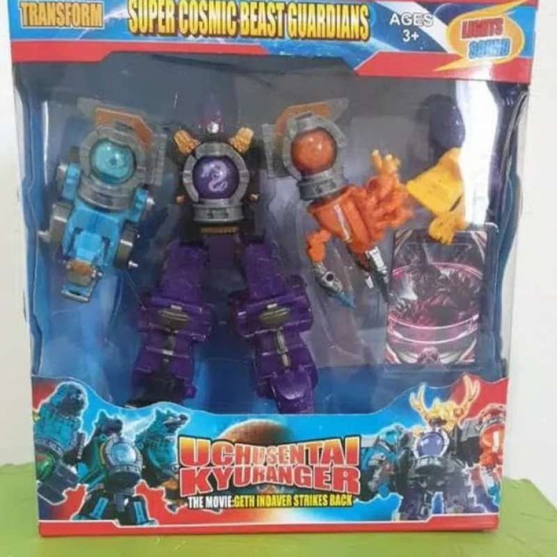 Promo mainan kyuranger robot kyu ranger transform voyager lion kyurenoh ...