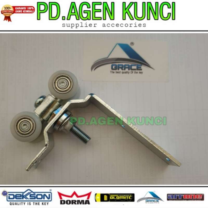 Jual Roda Atas Pintu Lipat Flexible Roda Pintu Folding Gate 200kg Di ...